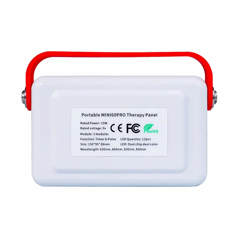 660nm 850Nm Home Use Handheld Mini Red Light Therapy Panel-SGROW