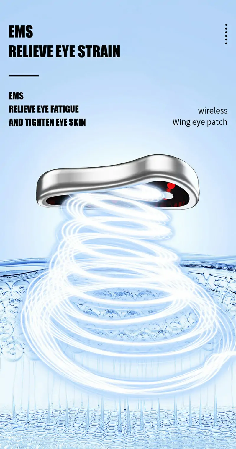 Electric EMS Vibrating Red Light Therapy Eyebag Removal Device-SGROW